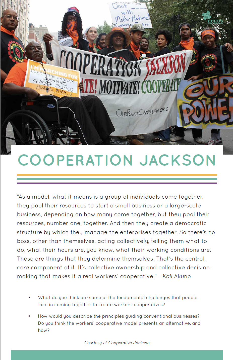 Gallery Walk - Nexus Community Partners